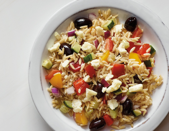 Salade de pâtes Orzo | Ontario terre nourricière