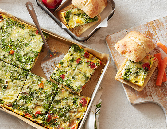 Sheet Pan Vegetable Frittata | Foodland Ontario