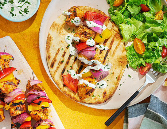 Turkey Kebabs with Cilantro Crema | Foodland Ontario