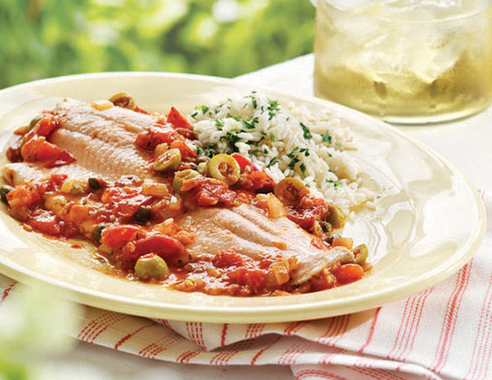 Veracruz-Style Rainbow Trout Fillets | Foodland Ontario