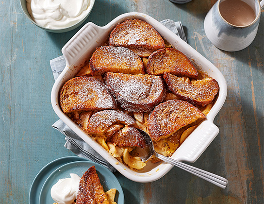 Pouding de pain perdu aux pommes | Ontario terre nourricière
